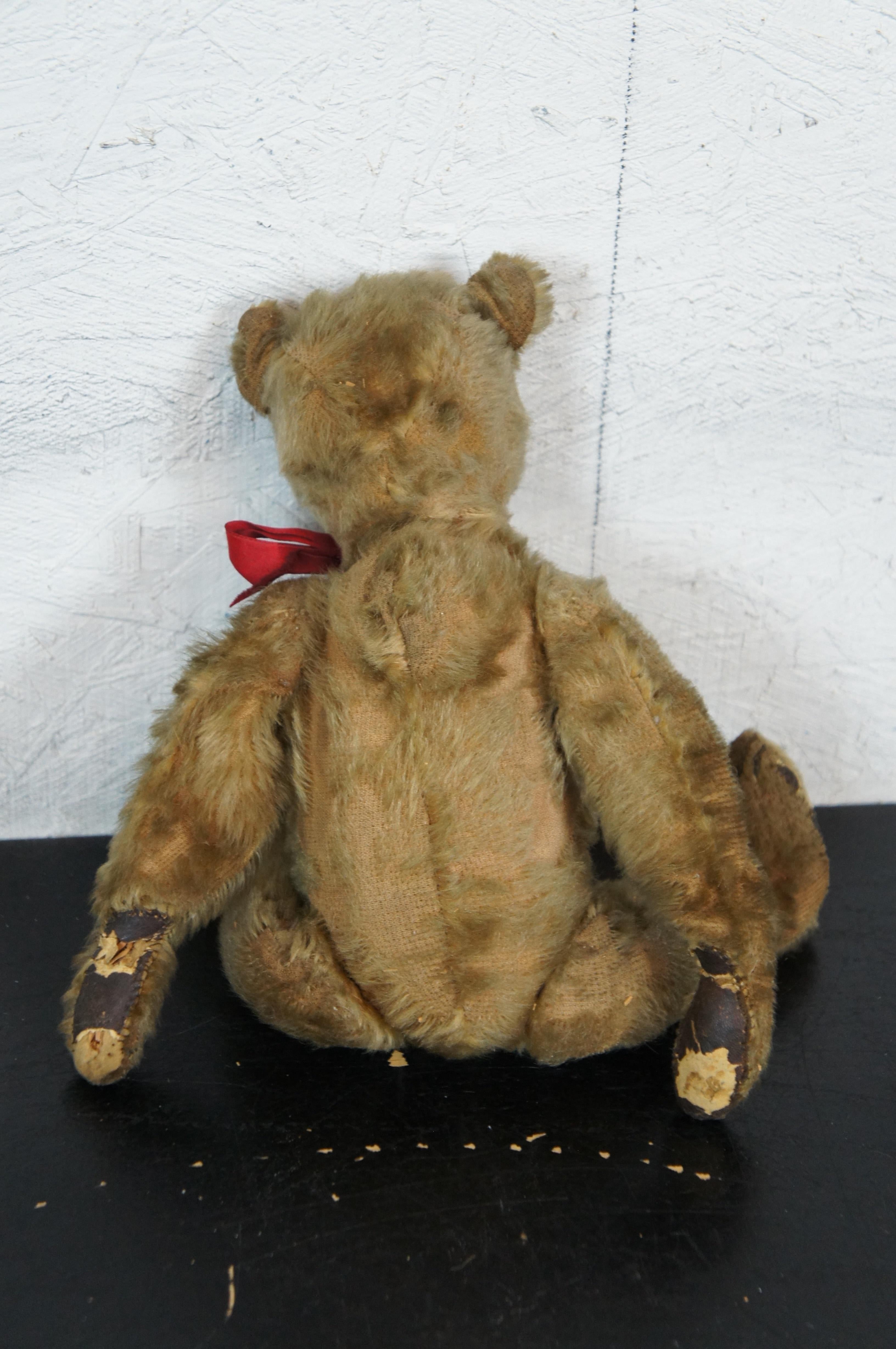 Rare Early 1900s Antique Steiff Hunchback German Teddy Bear Mohair ...