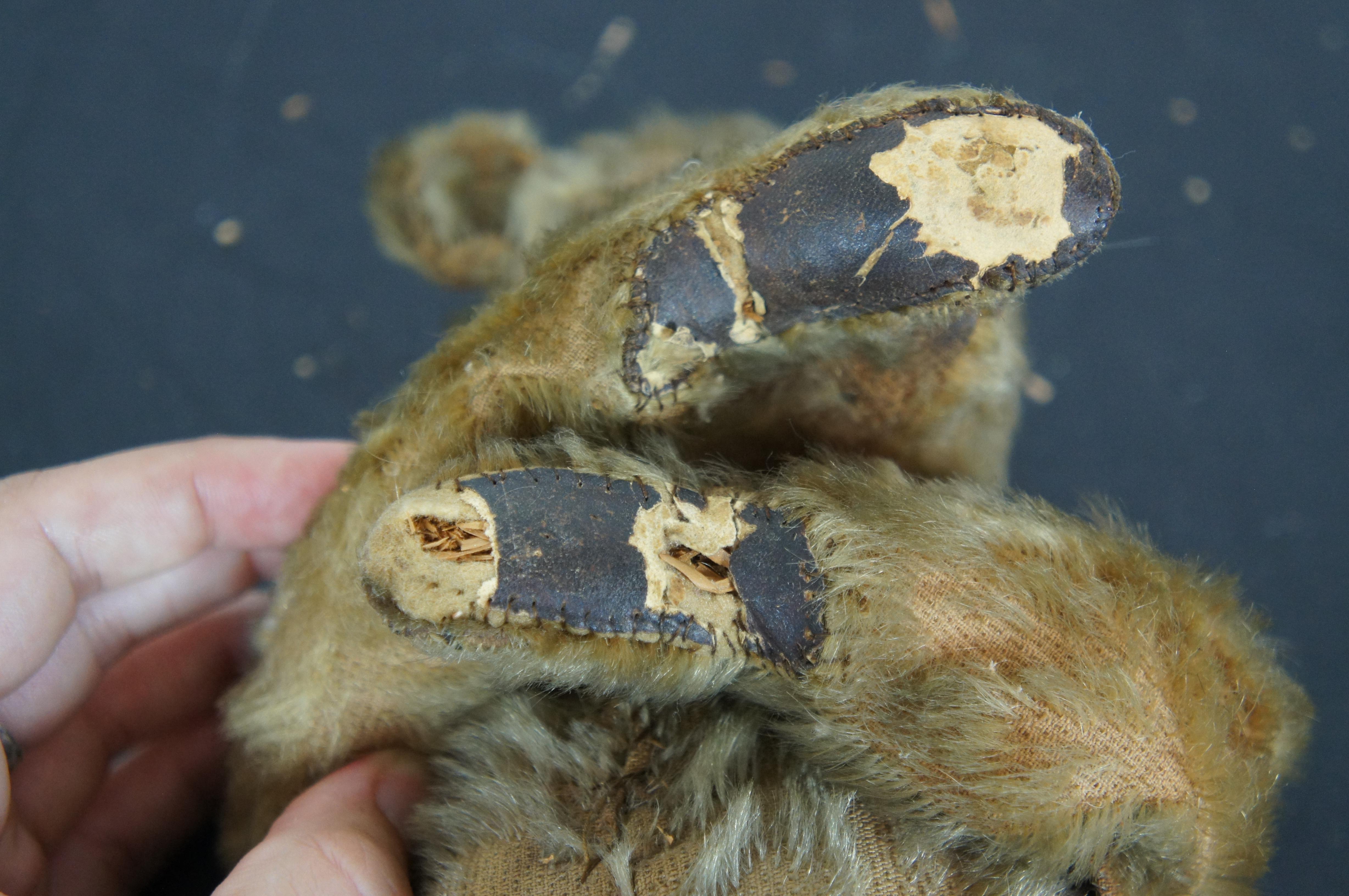 Rare Early 1900s Antique Steiff Hunchback German Teddy Bear Mohair ...