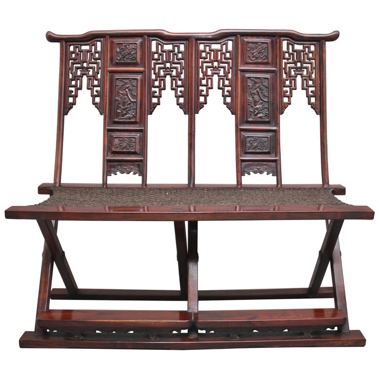 Rare Early 20th Century Chinese Officials Folding Chair For Sale at ...