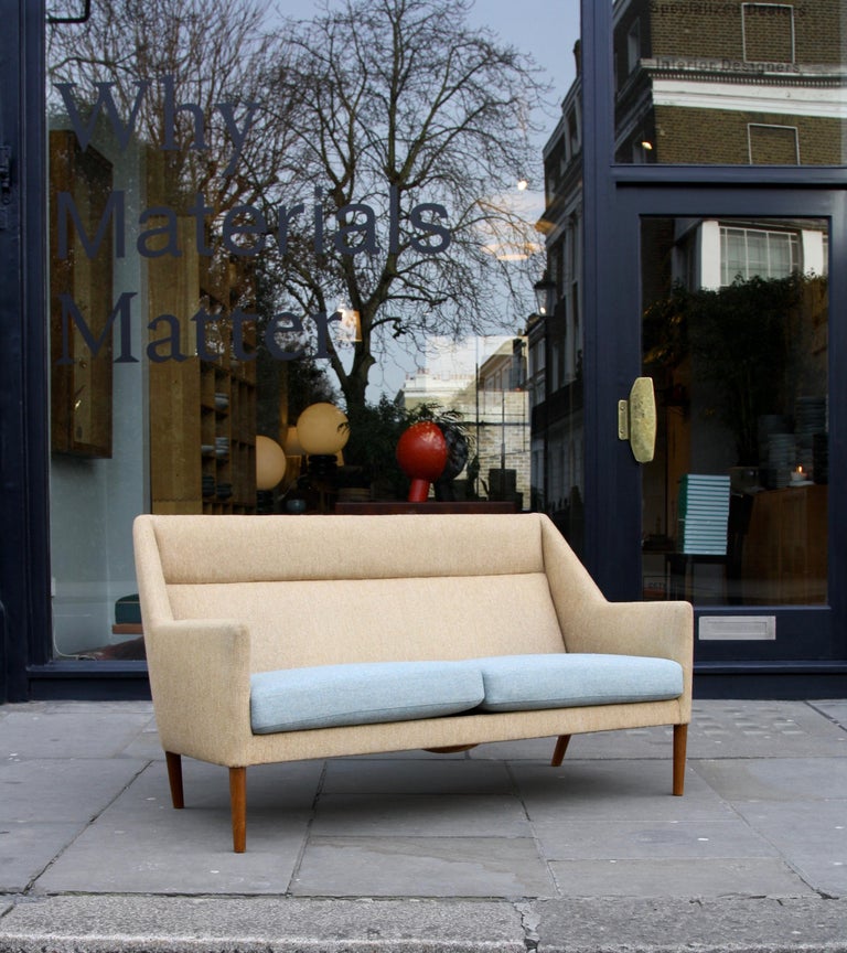 Rare Early 1950s Aksel Bender Madsen and Ejner Larsen No 4400 Settee by ...