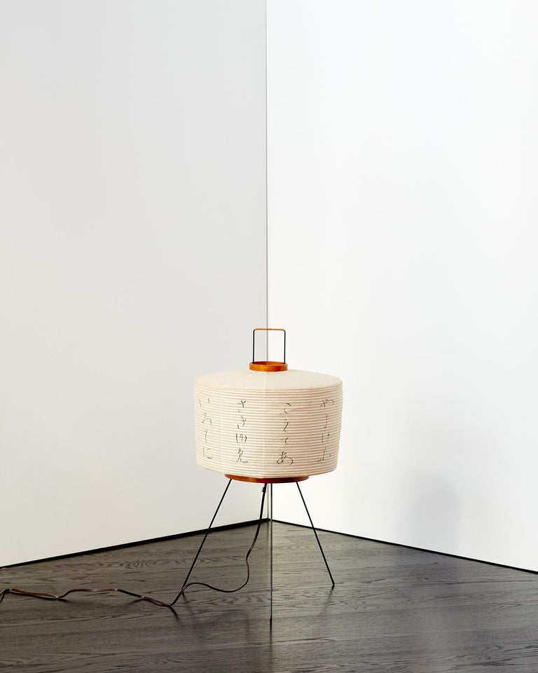 Rare Early Isamu Noguchi Akari Light Sculpture Model 6a with Kanji ...