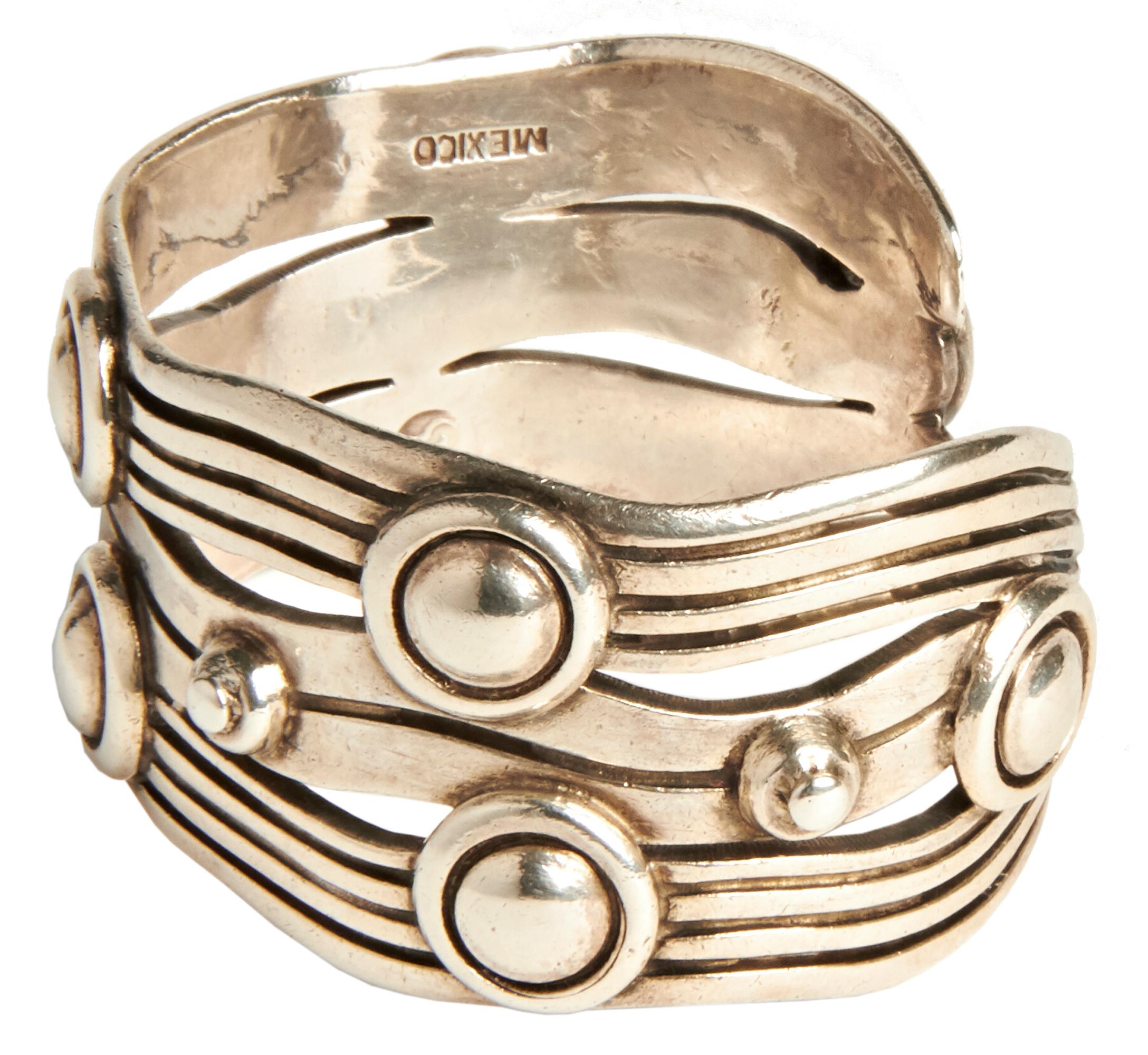 Rare Early Mexican Silver River of Life Bracelet by William Spratling ...