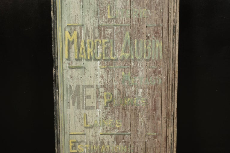 Rare Vintage Shop Sign from France, circa 1880 For Sale at 1stDibs