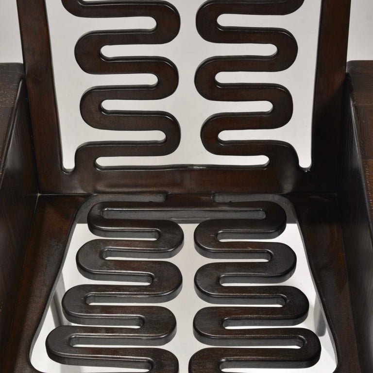 Rare Ebonized Mahogany Chairs by Gerald McCabe + Gregg Fleishman For ...