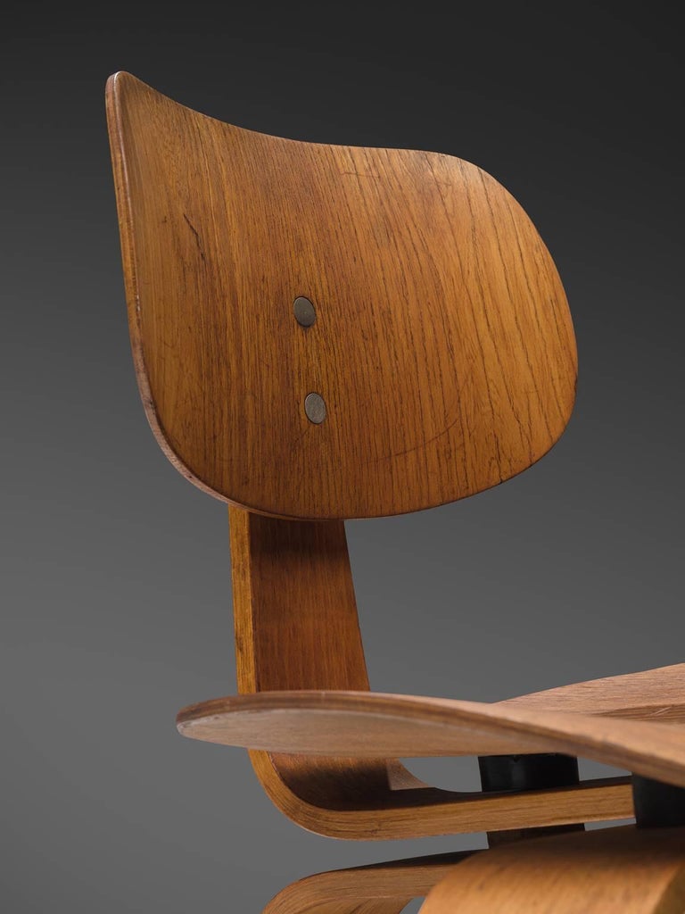 Rare Egon Eiermann Pair of SE42 Plywood Chairs For Sale at 1stDibs