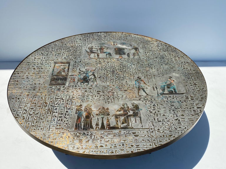 Rare “Egyptian" Coffee Table by LaVerne at 1stDibs