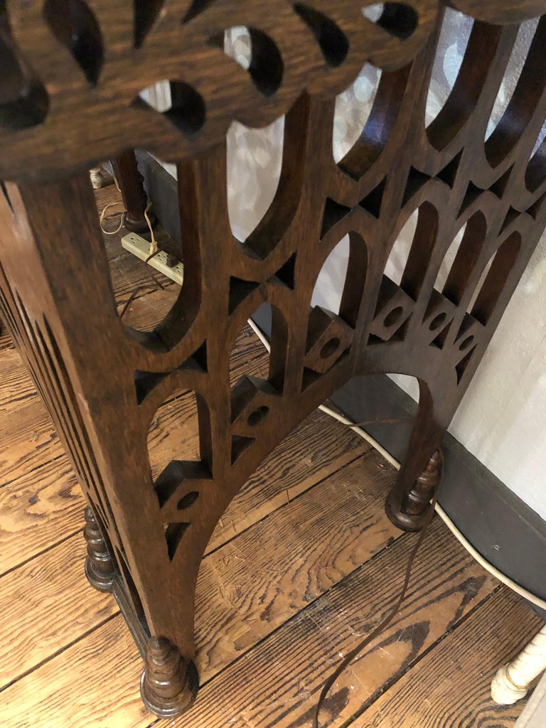 Rare English Gothic Revival Console For Sale at 1stDibs