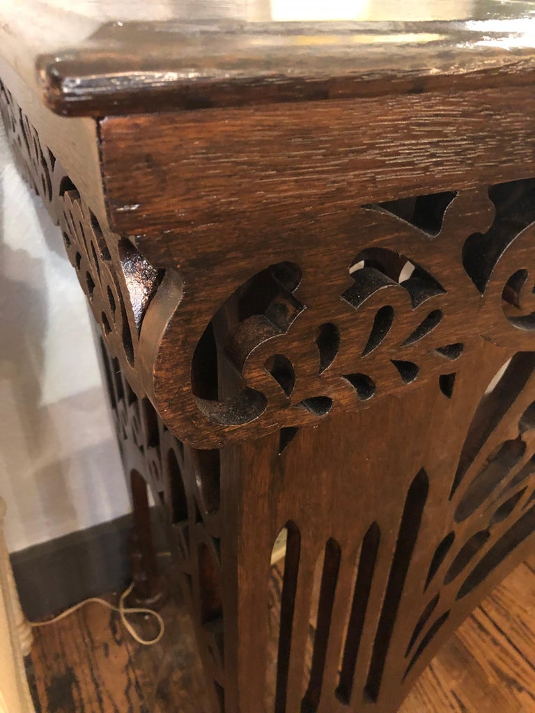 Rare English Gothic Revival Console For Sale at 1stDibs
