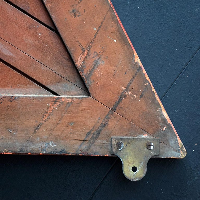 Rare English Hand Painted Railway Sign For Sale at 1stDibs