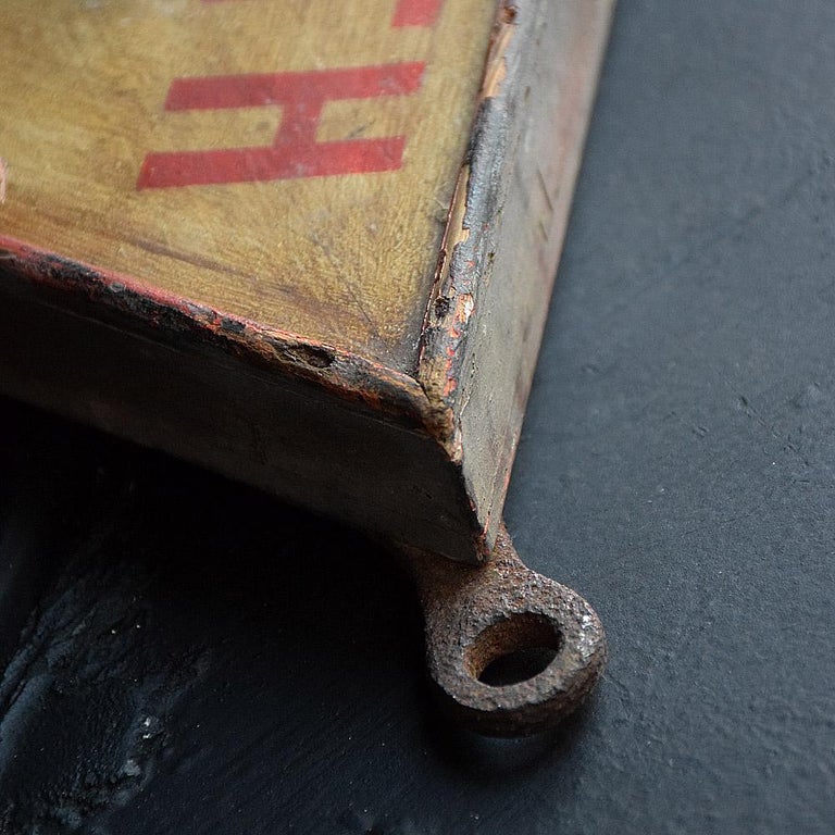 Rare English Hand Painted Railway Sign For Sale at 1stDibs