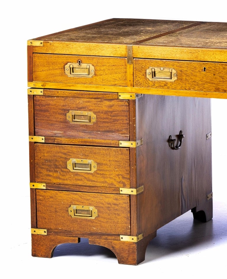 Rare English Secretary Navy from the 19th Century For Sale at 1stDibs