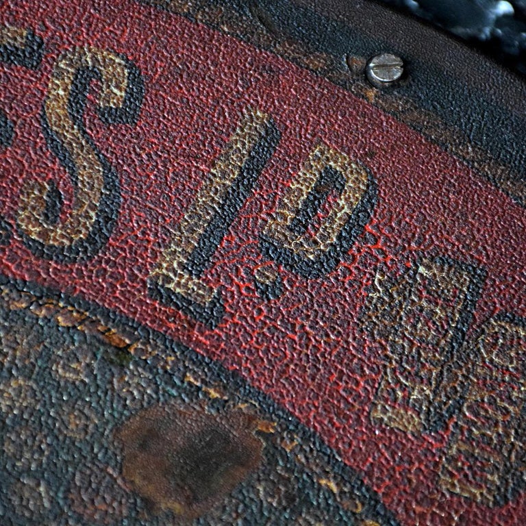 Rare English Victorian Advertising Trade Sign For Sale at 1stDibs