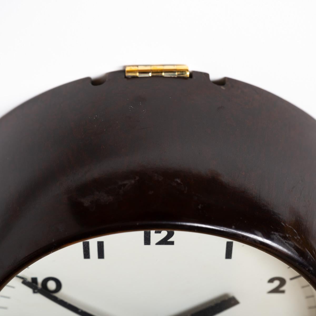 Rare Extra Small Vintage Bakelite Wall Clock by Gent of Leicester ...