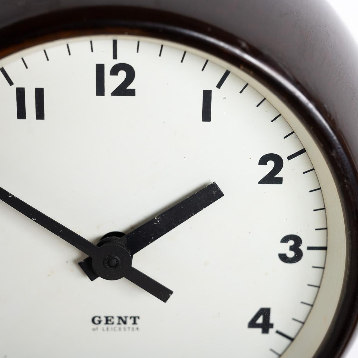 Rare Extra Small Vintage Bakelite Wall Clock by Gent of Leicester ...