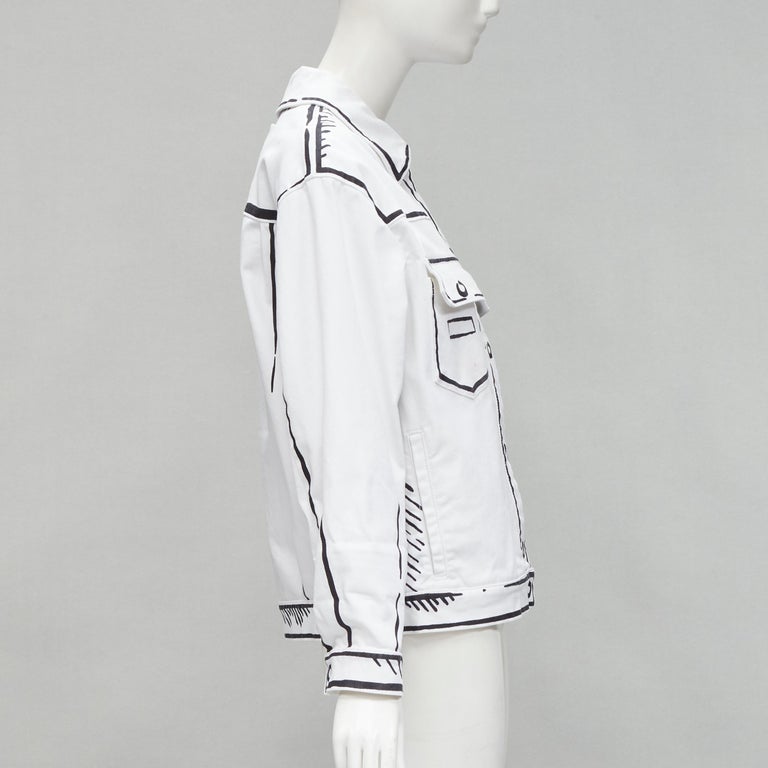 rare FENDI 2022 Joshua Vides California Sky black white comic marker ...