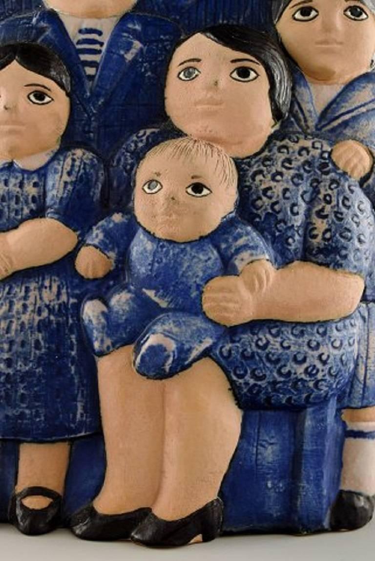 Rare Figure, Lisa Larson, "The Family", Glazed Ceramics, Gustavsberg ...
