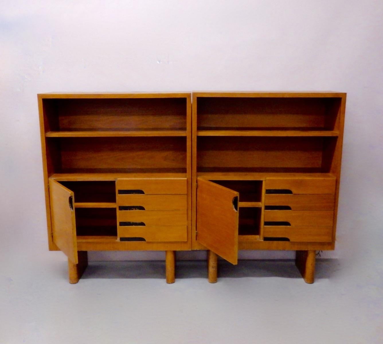 Rare Find Three Gilbert Rohde for Herman Miller Art Deco Bookshelf ...