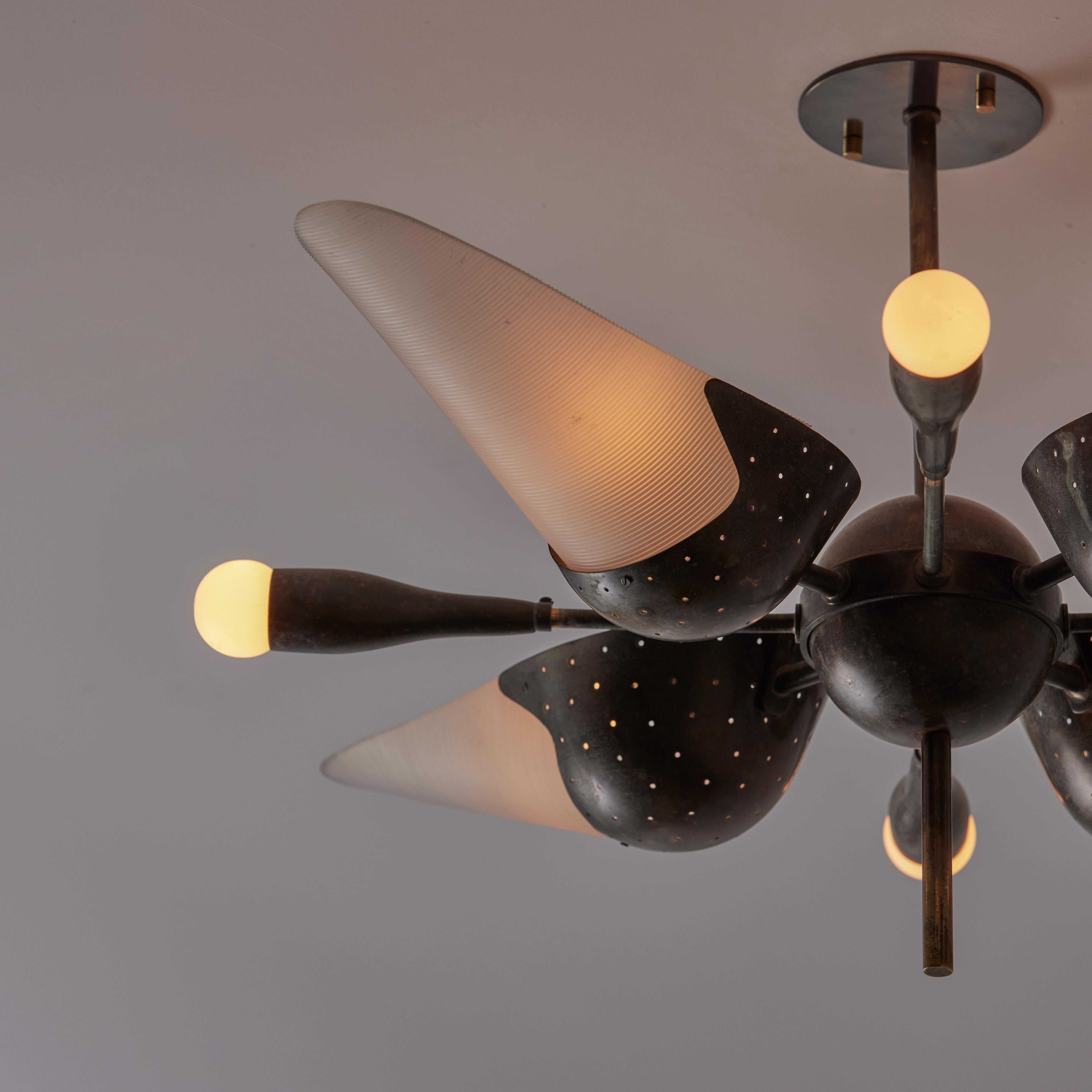 Rare Flush Mount by Kobis and Lorens For Sale at 1stDibs
