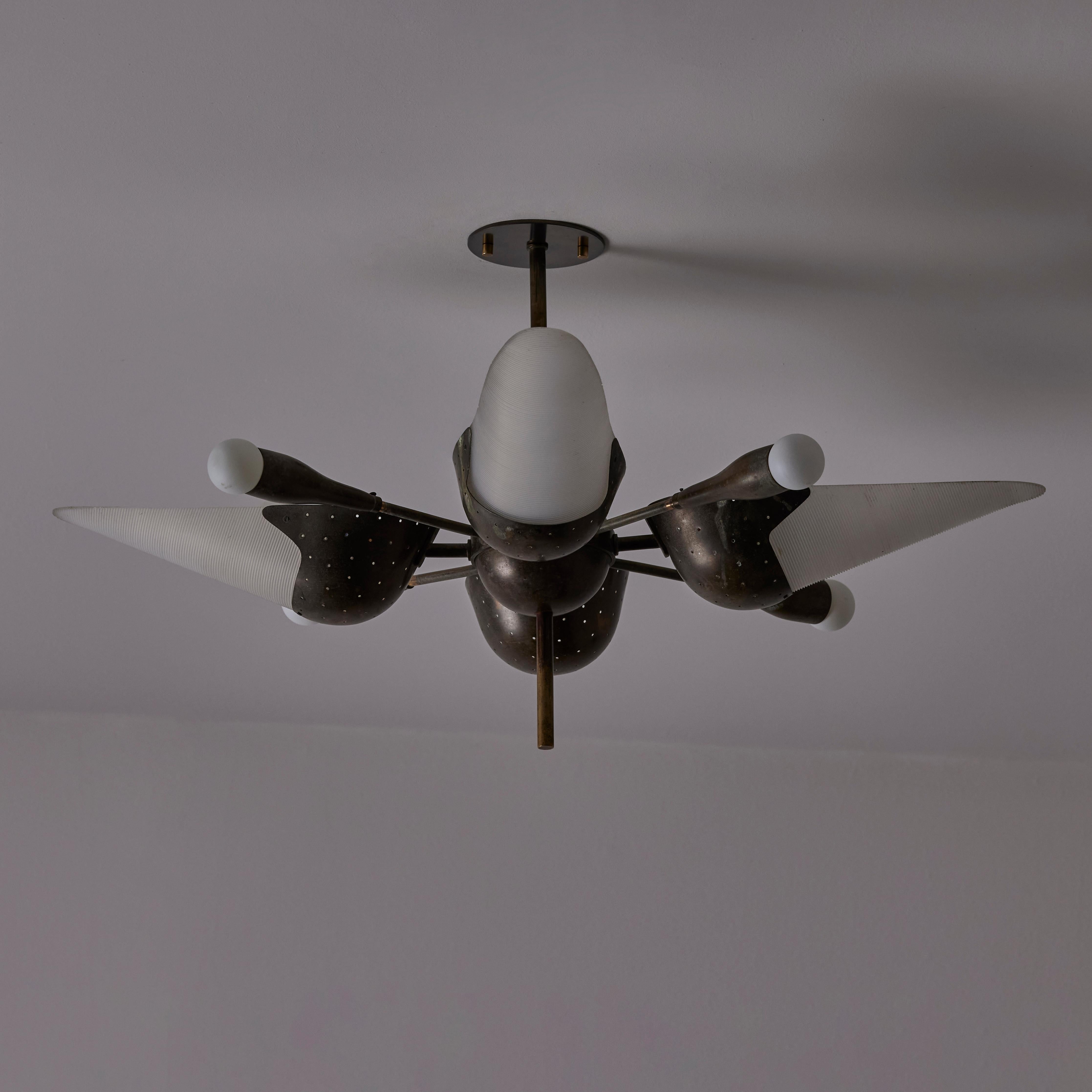 Rare Flush Mount by Kobis and Lorens For Sale at 1stDibs