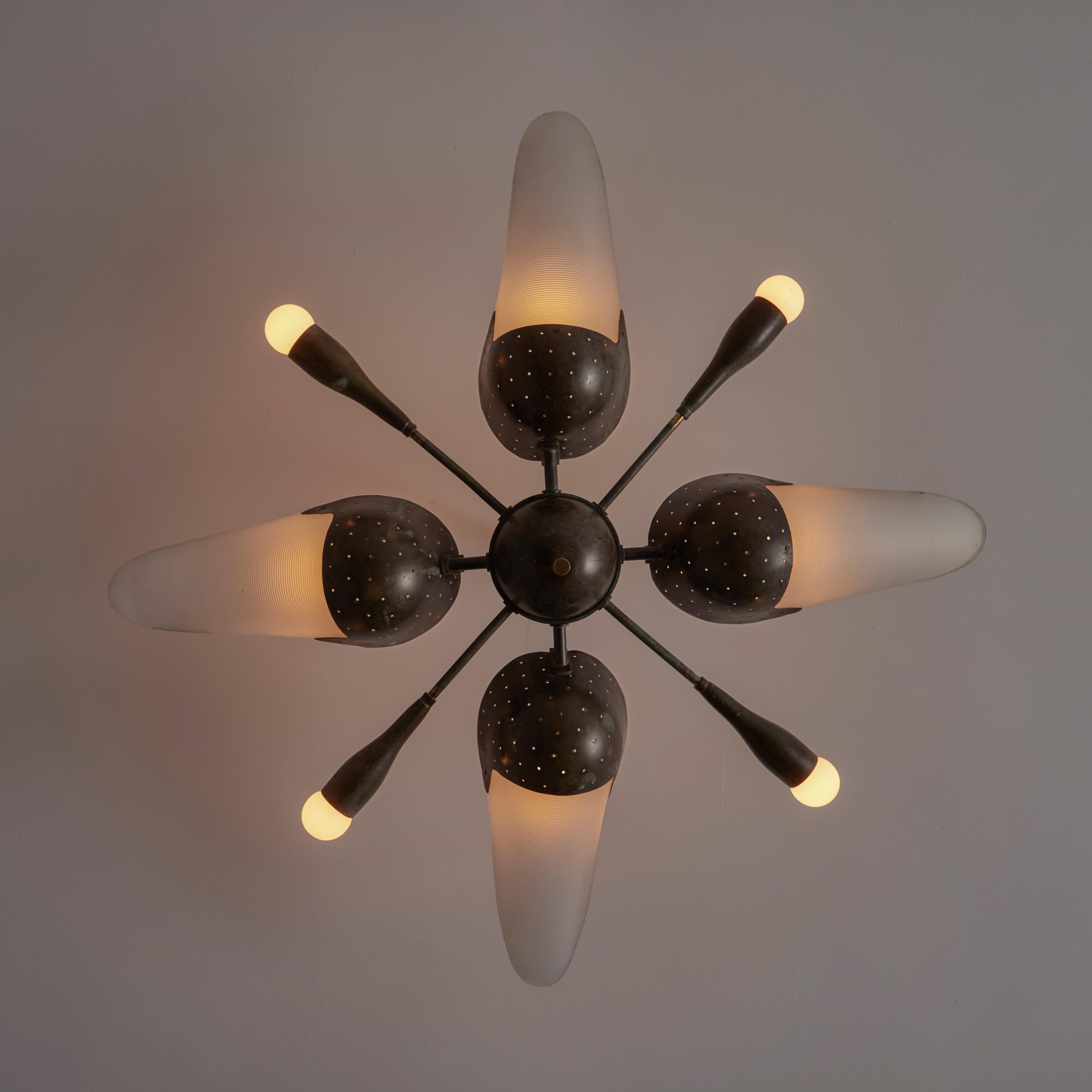Rare Flush Mount by Kobis and Lorens For Sale at 1stDibs
