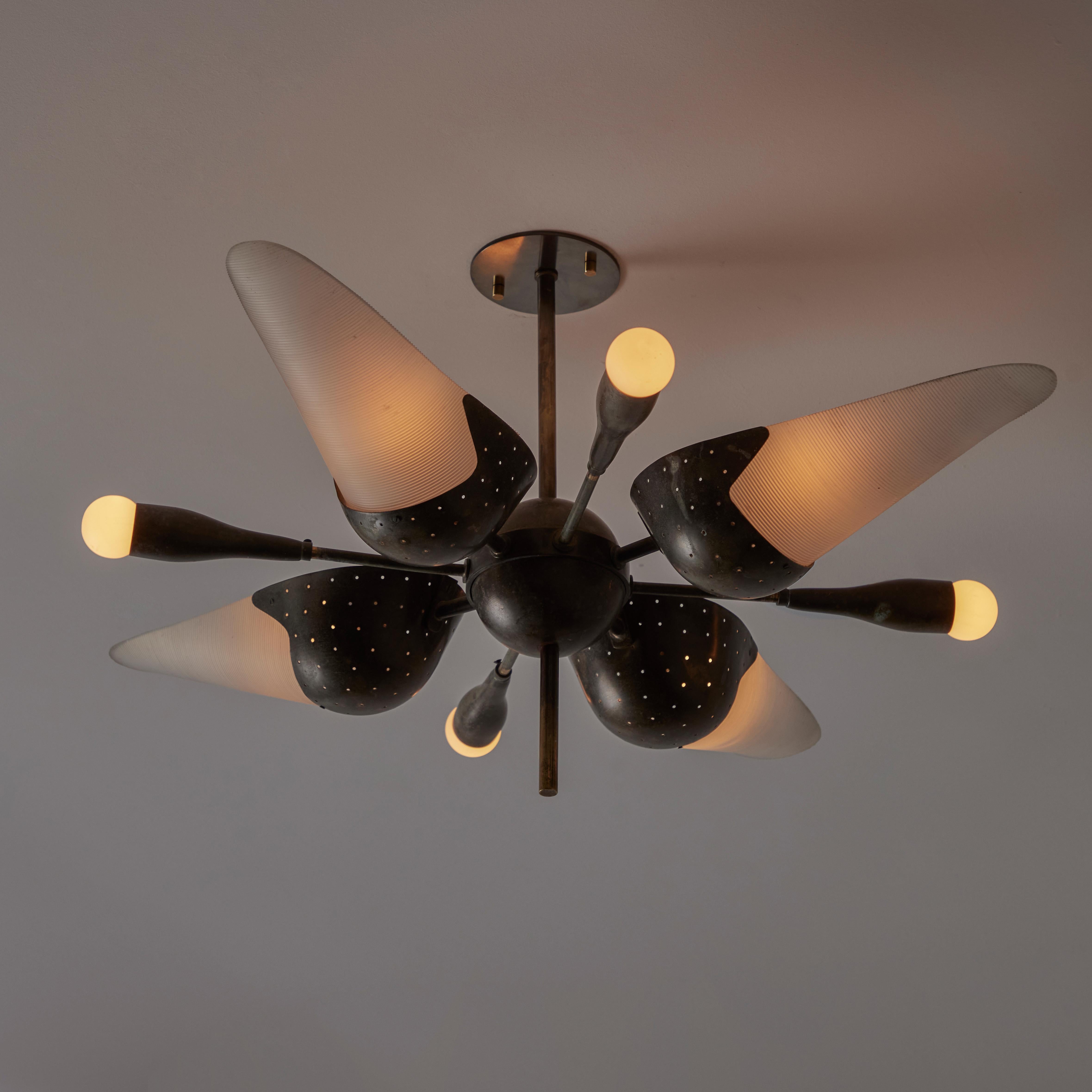 Rare Flush Mount by Kobis and Lorens For Sale at 1stDibs