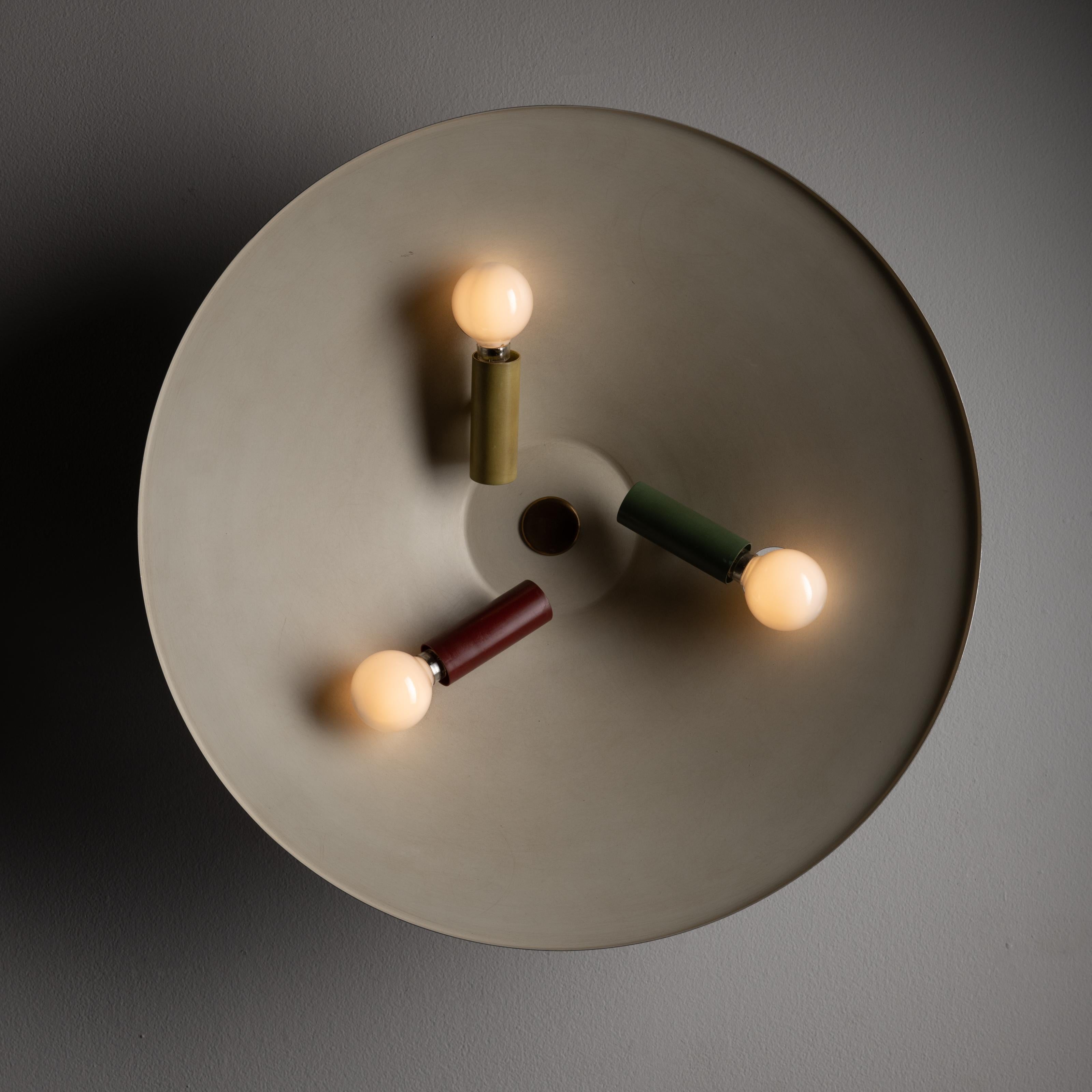 Rare Flush Mount Ceiling Light by Stilnovo For Sale at 1stDibs