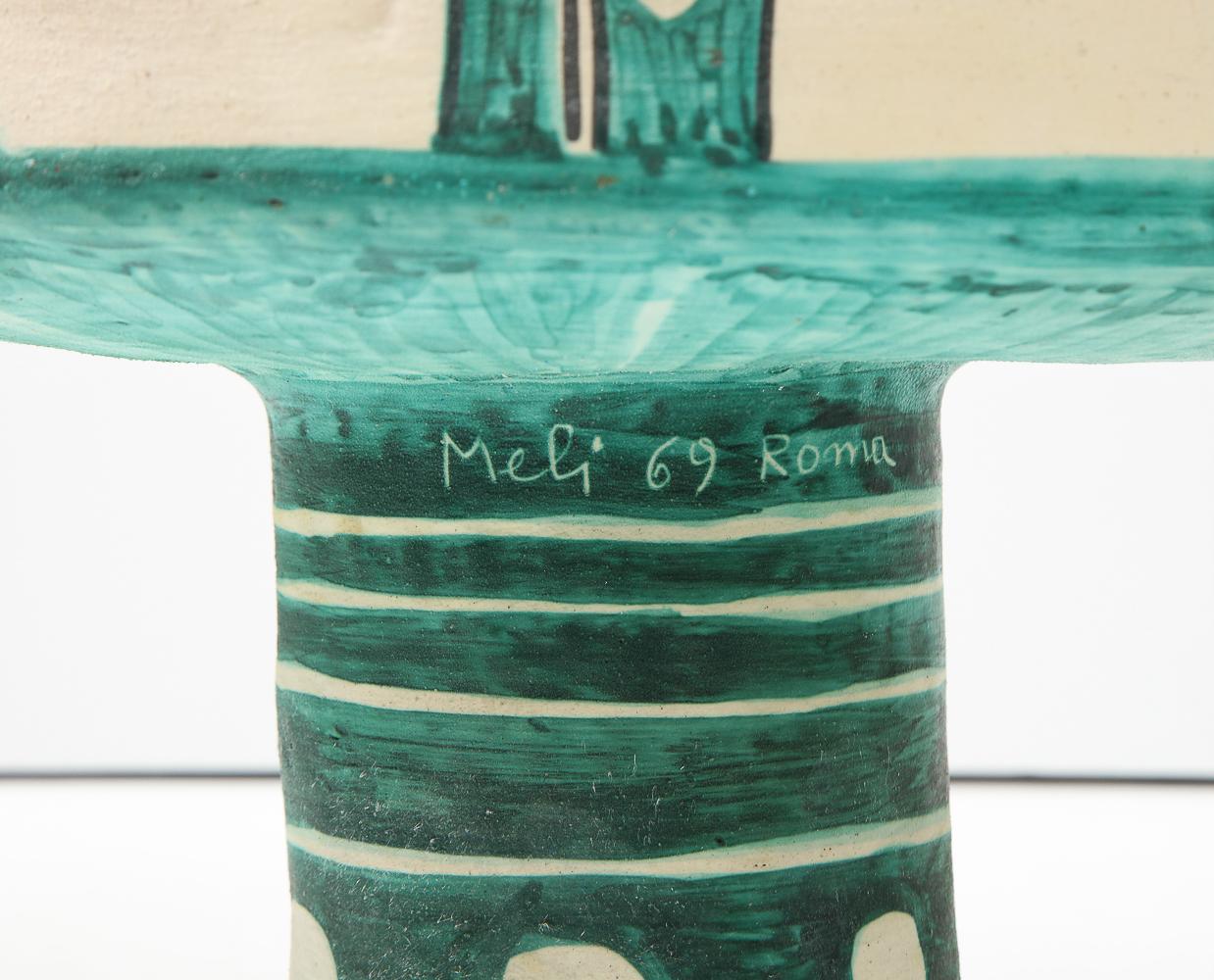 Rare Footed Bowl by Salvatore Meli For Sale at 1stDibs