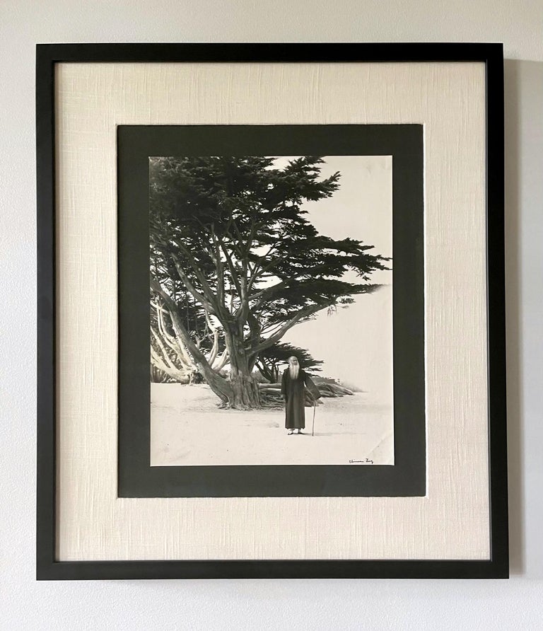 Rare Framed Photograph of Zhang DaQian by Chin San Long For Sale at 1stDibs