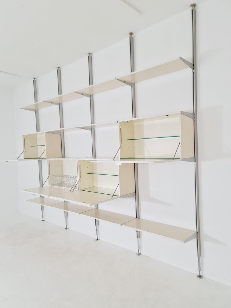 Rare Free standing Modular George Nelson Wall Unit Bookcase, Herman ...