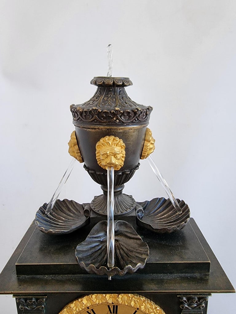 Rare French Patinated Bronze and Original Ormolu Charles X 5 Rod ...