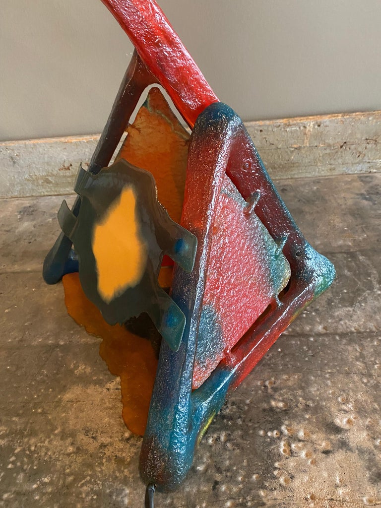 Rare Gaetano Pesce Resin Lamp For Sale at 1stDibs