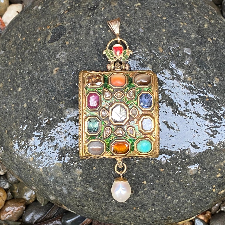 Rare Gem 22k Gold Armlet 'Bazuband' Mughal India 18th-19th Century For ...