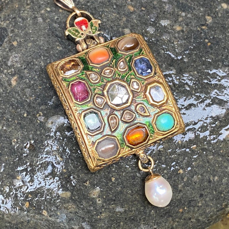 Rare Gem 22k Gold Armlet 'Bazuband' Mughal India 18th-19th Century For ...