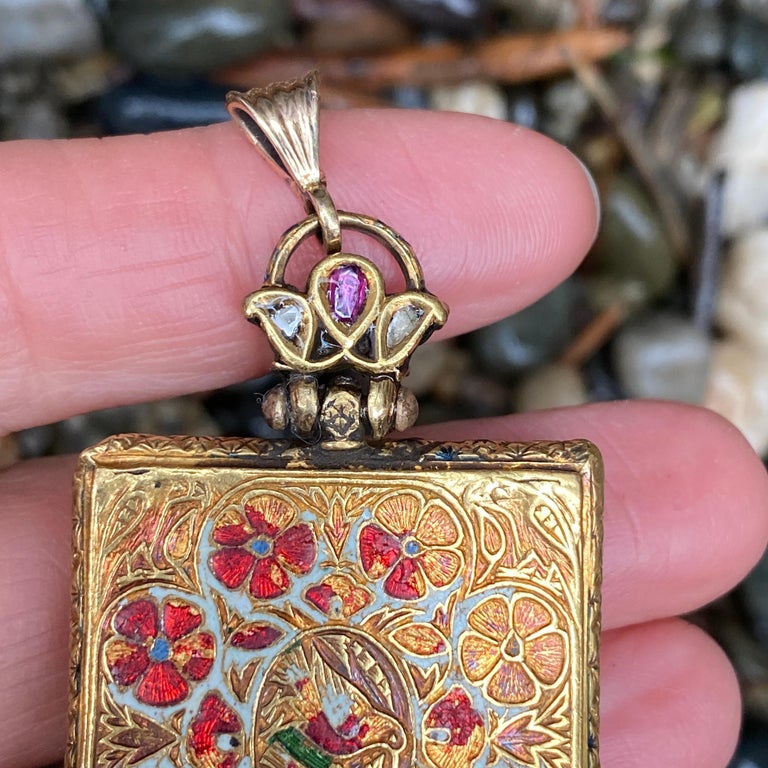 Rare Gem 22k Gold Armlet 'Bazuband' Mughal India 18th-19th Century For ...