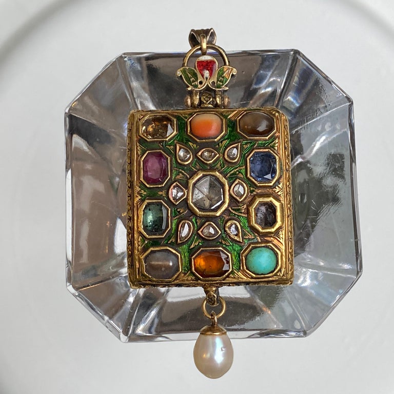 Rare Gem 22k Gold Armlet 'Bazuband' Mughal India 18th-19th Century For ...