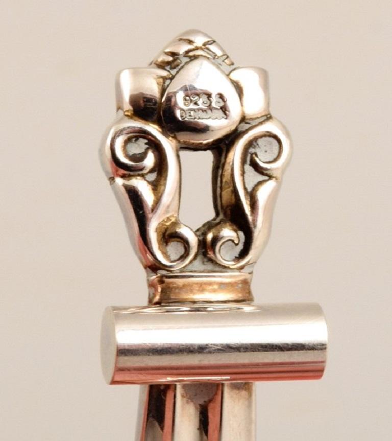 Rare Georg Jensen Acorn Knife Rest in Sterling Silver For Sale at 1stDibs