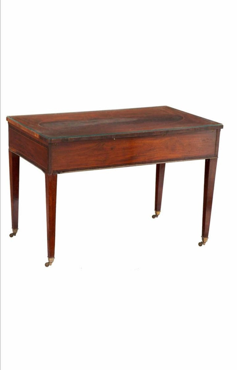 Rare George III Period Beau Brummel Mahogany Gentleman's Dressing Table ...