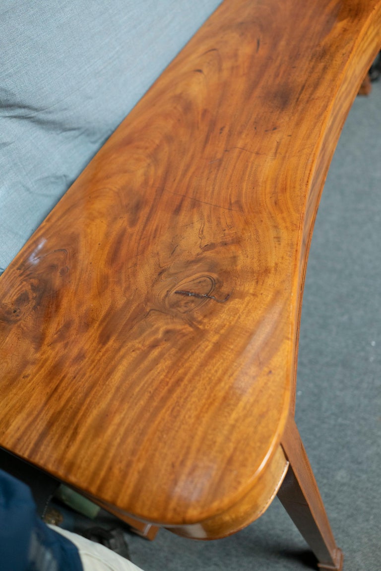 Rare George III Period Concave Front Serving Table For Sale at 1stDibs