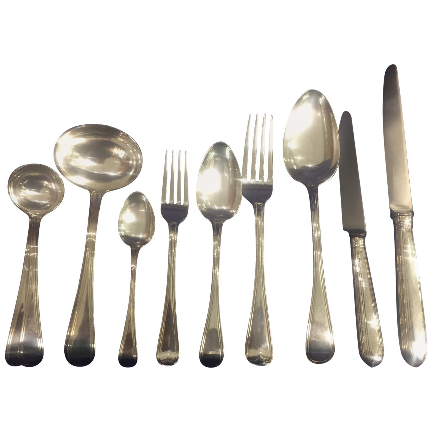 Rare George III Period Old English Thread Pattern Antique Silver ...