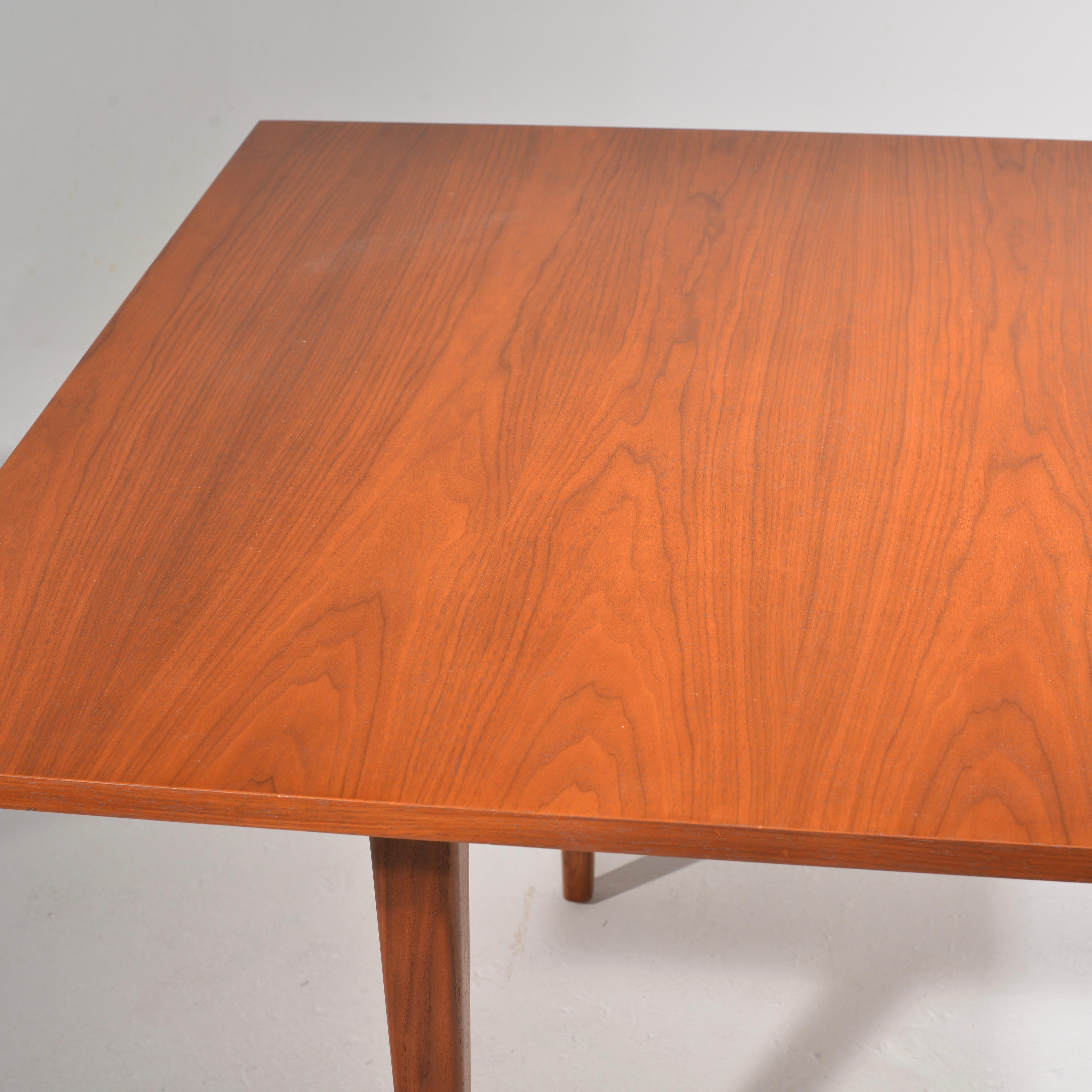 Rare George Nelson Walnut Dining Table at 1stDibs