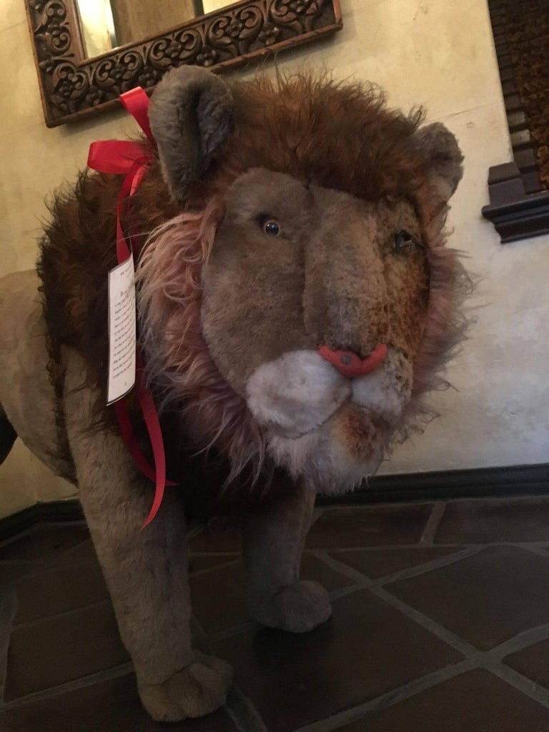 Rare German Stuffed Studio Lion Life Size at 1stDibs