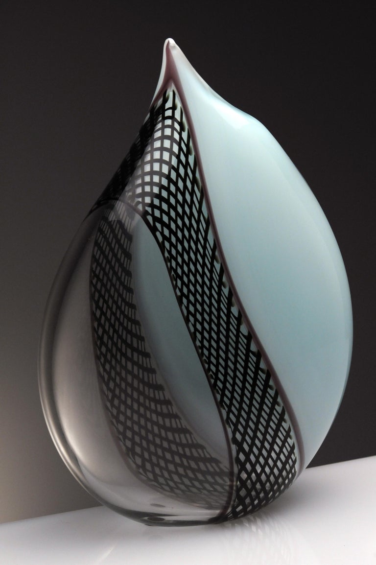 Rare Giampaolo Seguso "Perla" Modern Glass Vase L'Incalmo Series Murano ...