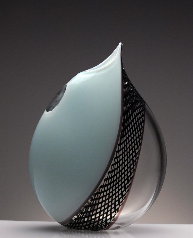 Rare Giampaolo Seguso "Perla" Modern Glass Vase L'Incalmo Series Murano ...