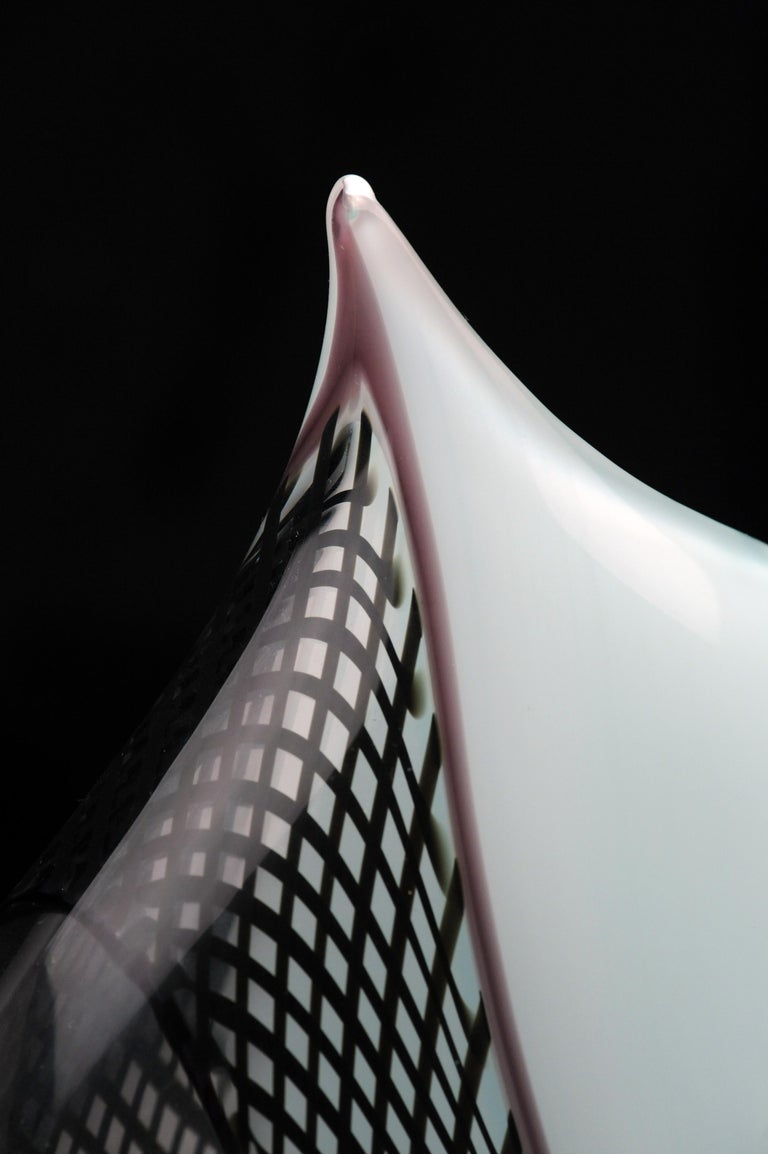 Rare Giampaolo Seguso "Perla" Modern Glass Vase L'Incalmo Series Murano ...