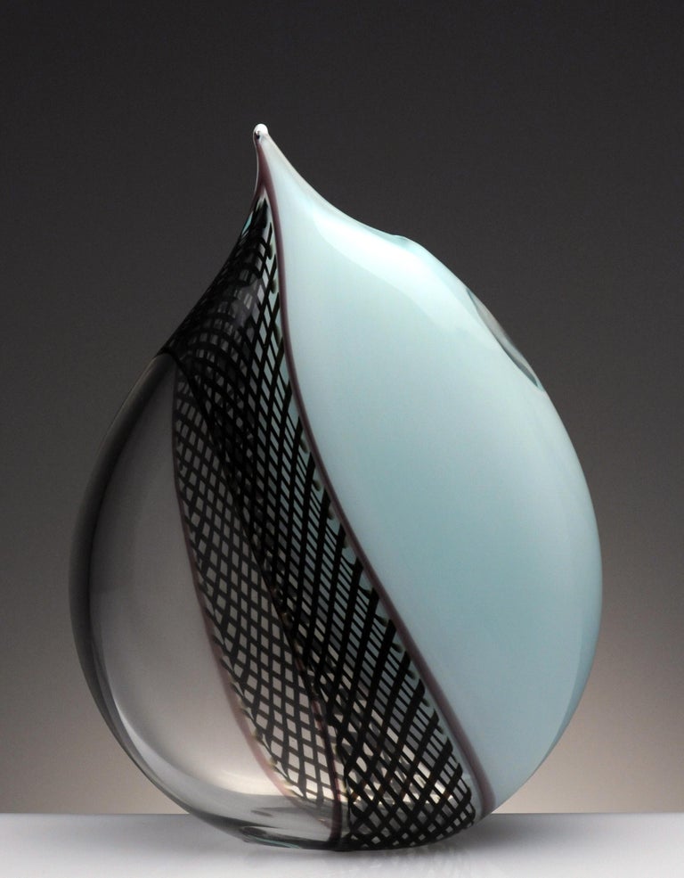Rare Giampaolo Seguso "Perla" Modern Glass Vase L'Incalmo Series Murano ...