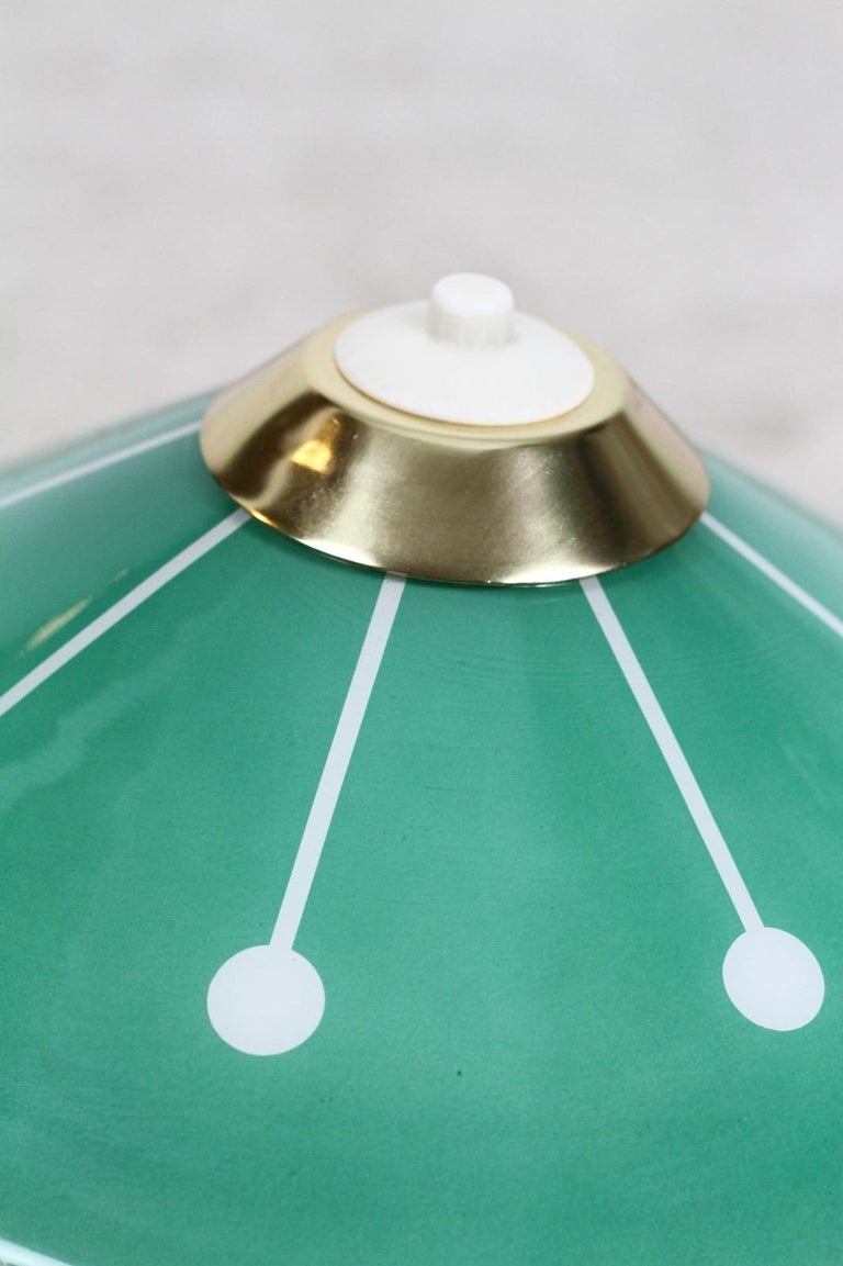 Rare Glass Table Lamp by Meissen Glass For Sale at 1stDibs