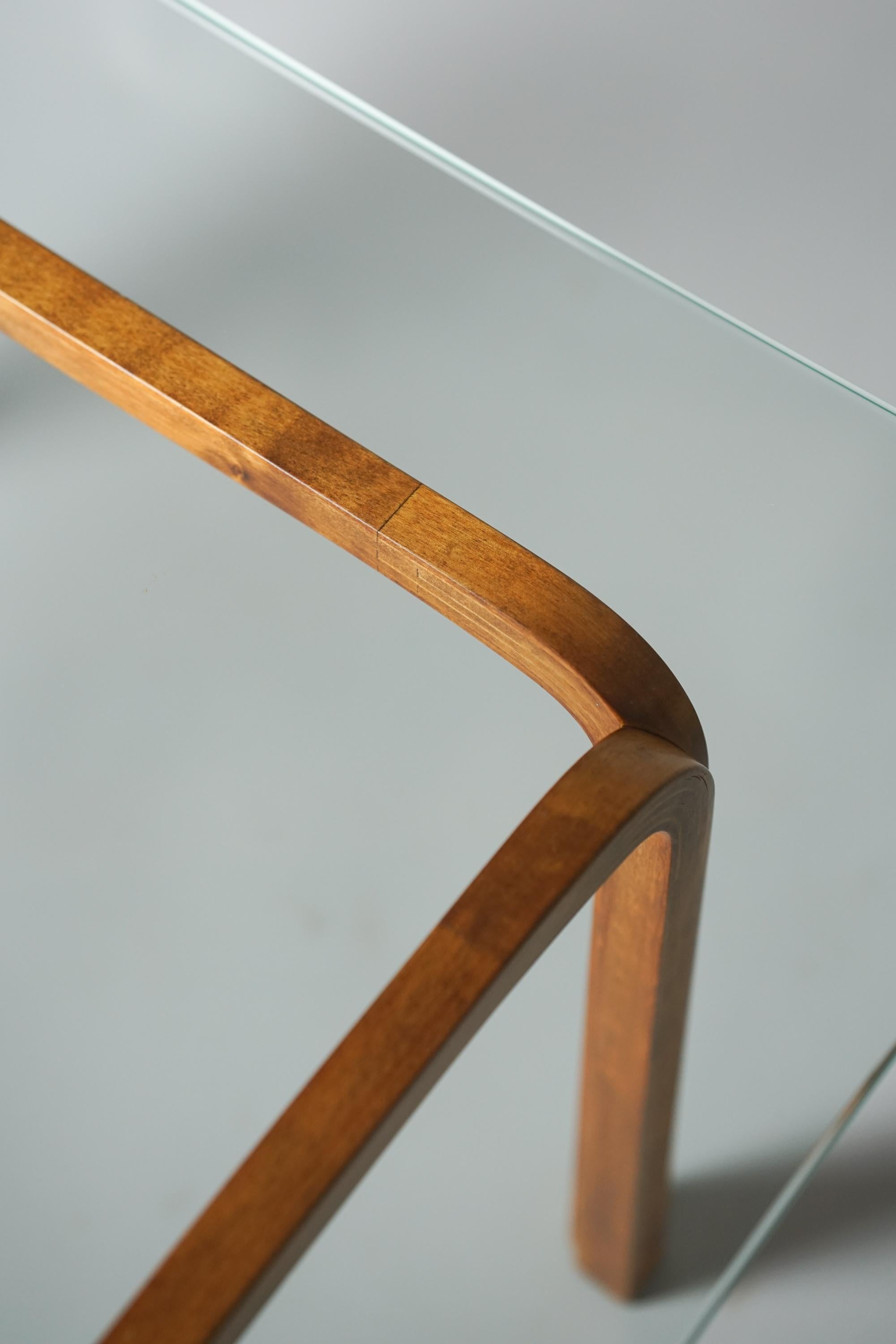 Rare Glass Table Model Y805A, Alvar Aalto, Oy Huonekalu- ja ...