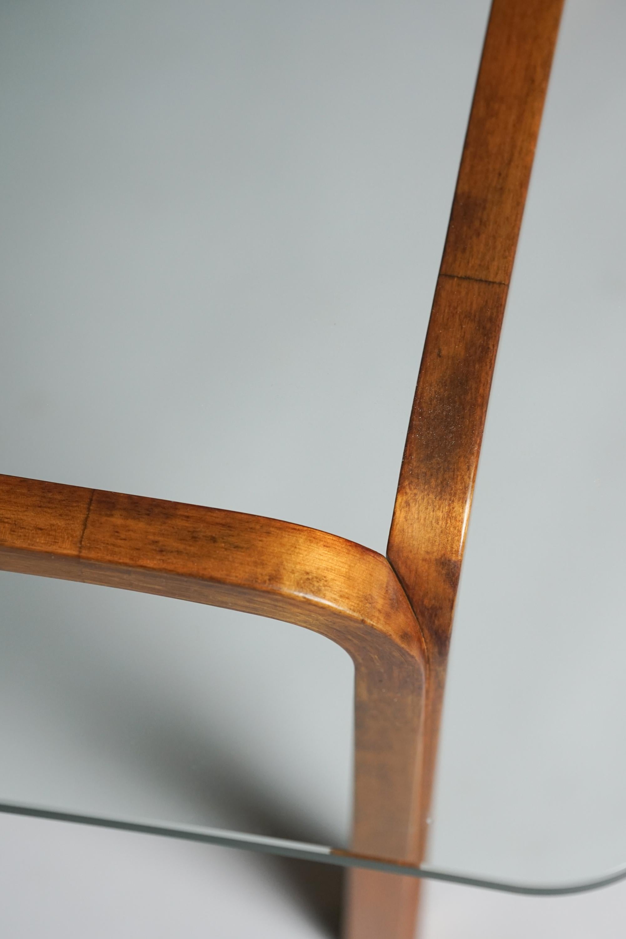 Rare Glass Table Model Y805A, Alvar Aalto, Oy Huonekalu- ja ...