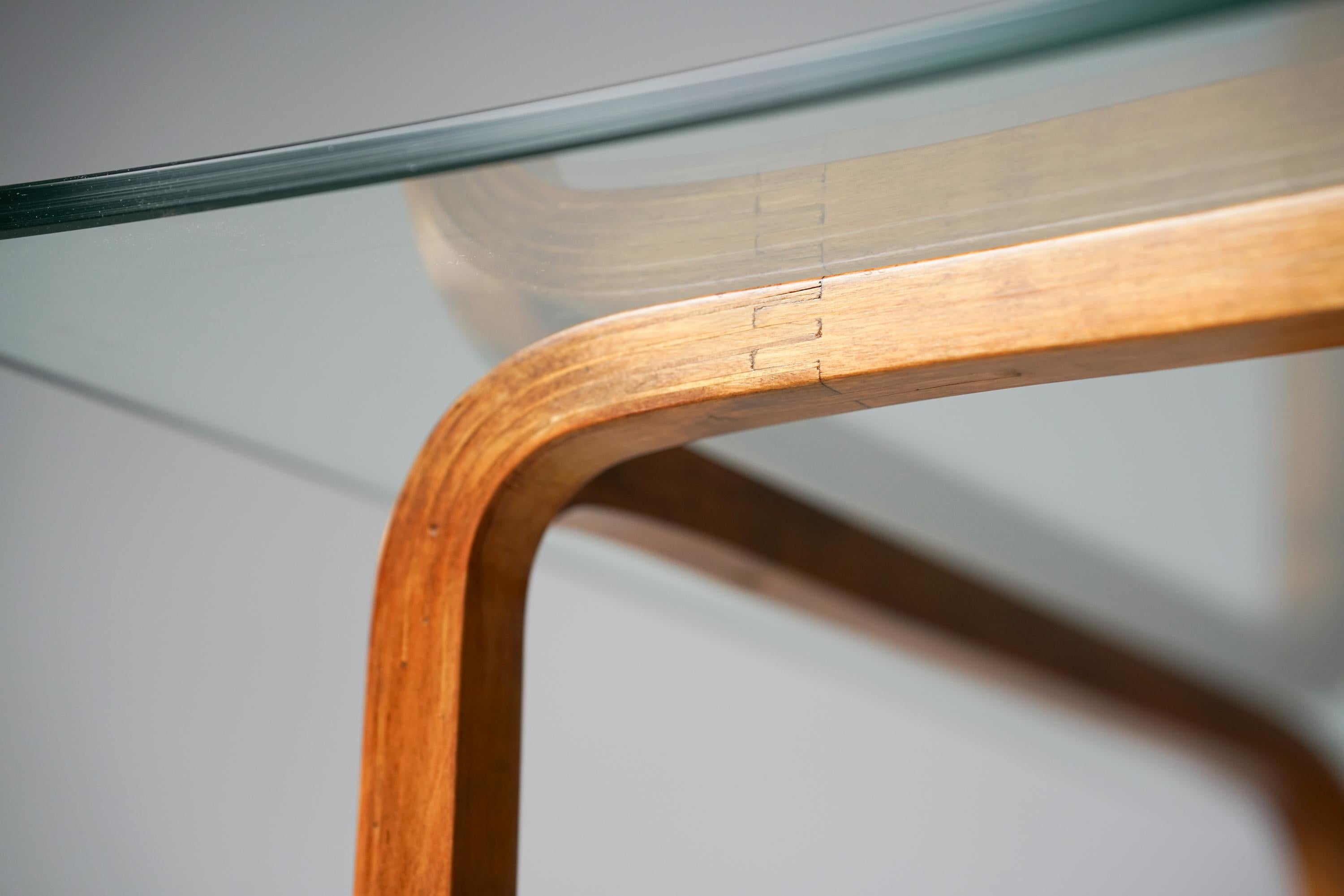 Rare Glass Table Model Y805A, Alvar Aalto, Oy Huonekalu- ja ...