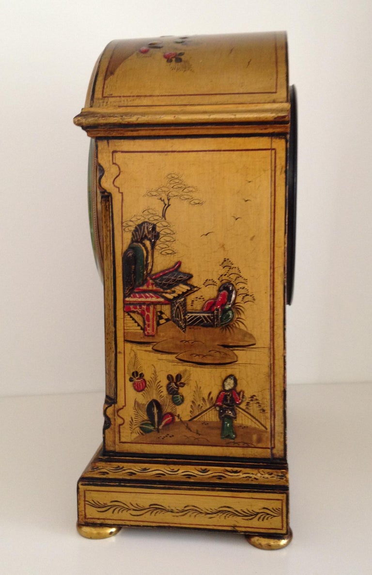 Rare Gold Chinoiserie Cased Mantel Clock by Sir John Bennett, London ...